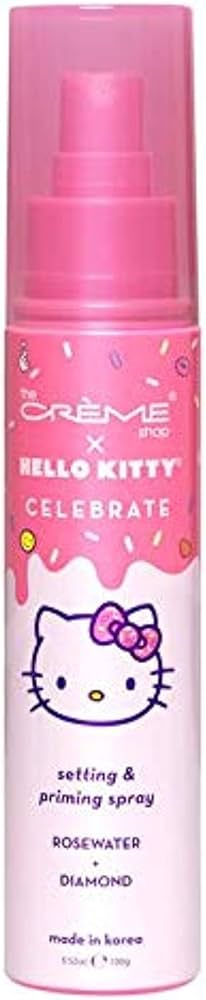 the Creme Hello Kitty Celebrate Rosewater + Diamond Setting And Primin ...